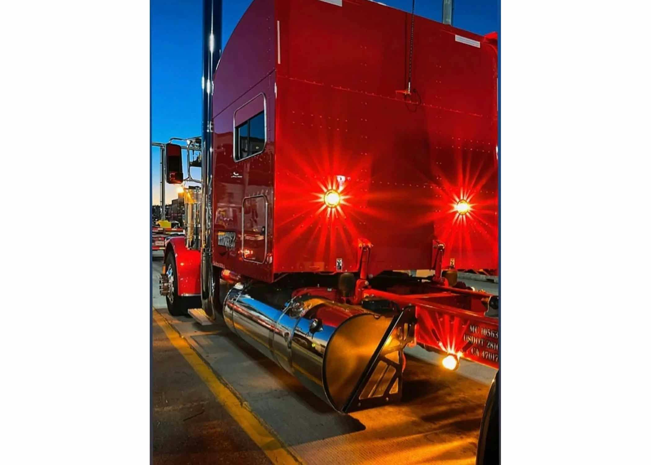 Watermelon Clear Glass Lens Flush Mount 1157 Bulb Kit - Raney's Truck Parts