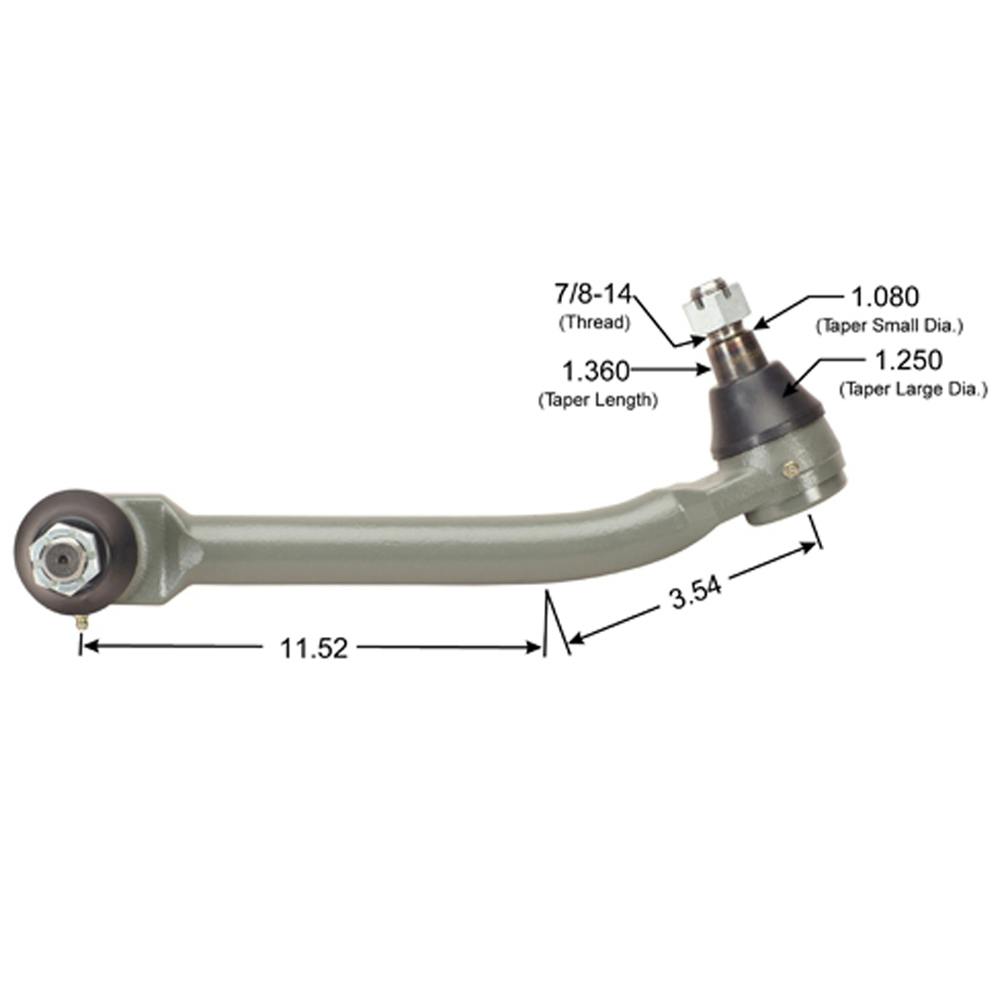 Peterbilt Drag Link Assembly 10-02163 DS1179 - Raney's Truck Parts