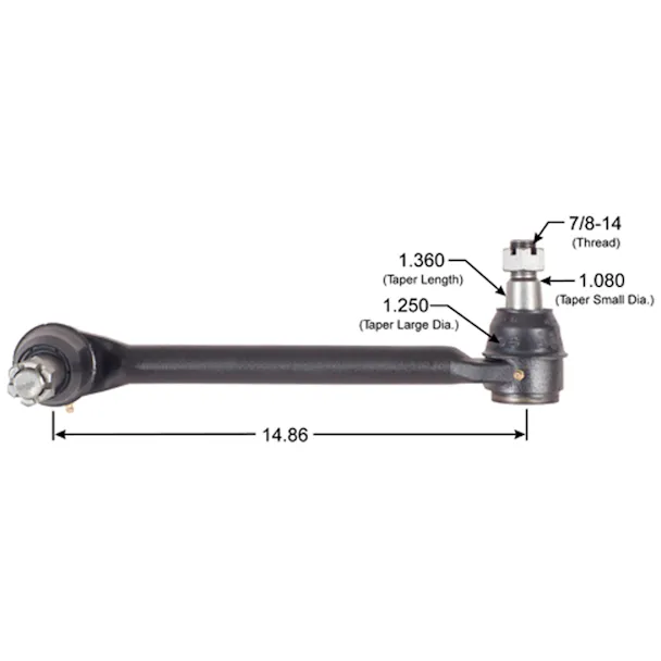 Peterbilt Drag Link Assembly 3534115C91 - Raney's Truck Parts