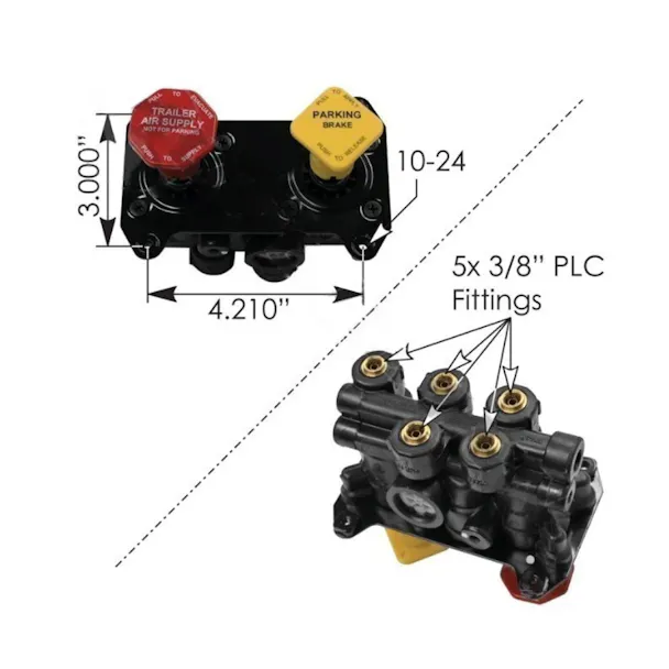 MV3 Brake Control Valve Module 5005062 800523 - Raney's Truck Parts