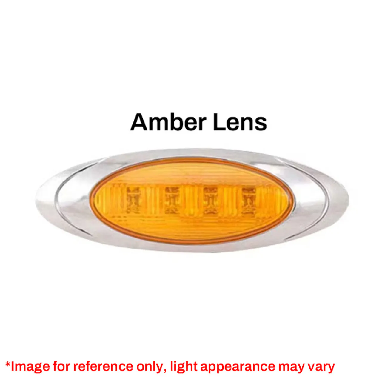 Peterbilt 589 3/4" Amber LED Stainless Steel Cab Panel Lights - Raney's ...