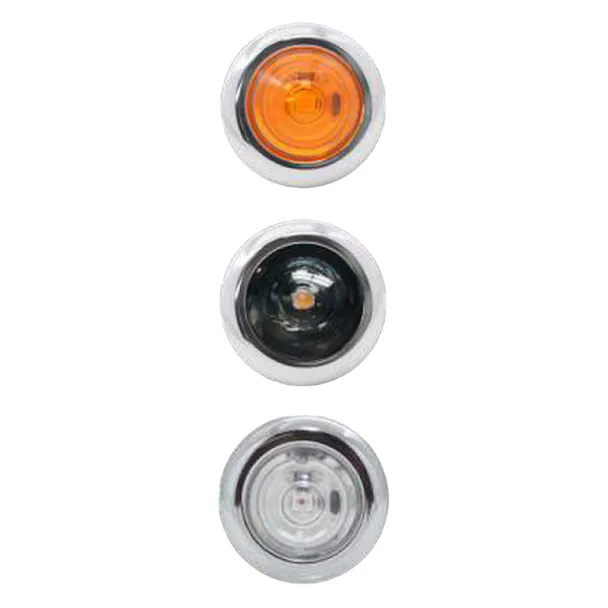 Peterbilt 589 3/4" FX Style LED Stainless Steel Cab Panel Lights ...