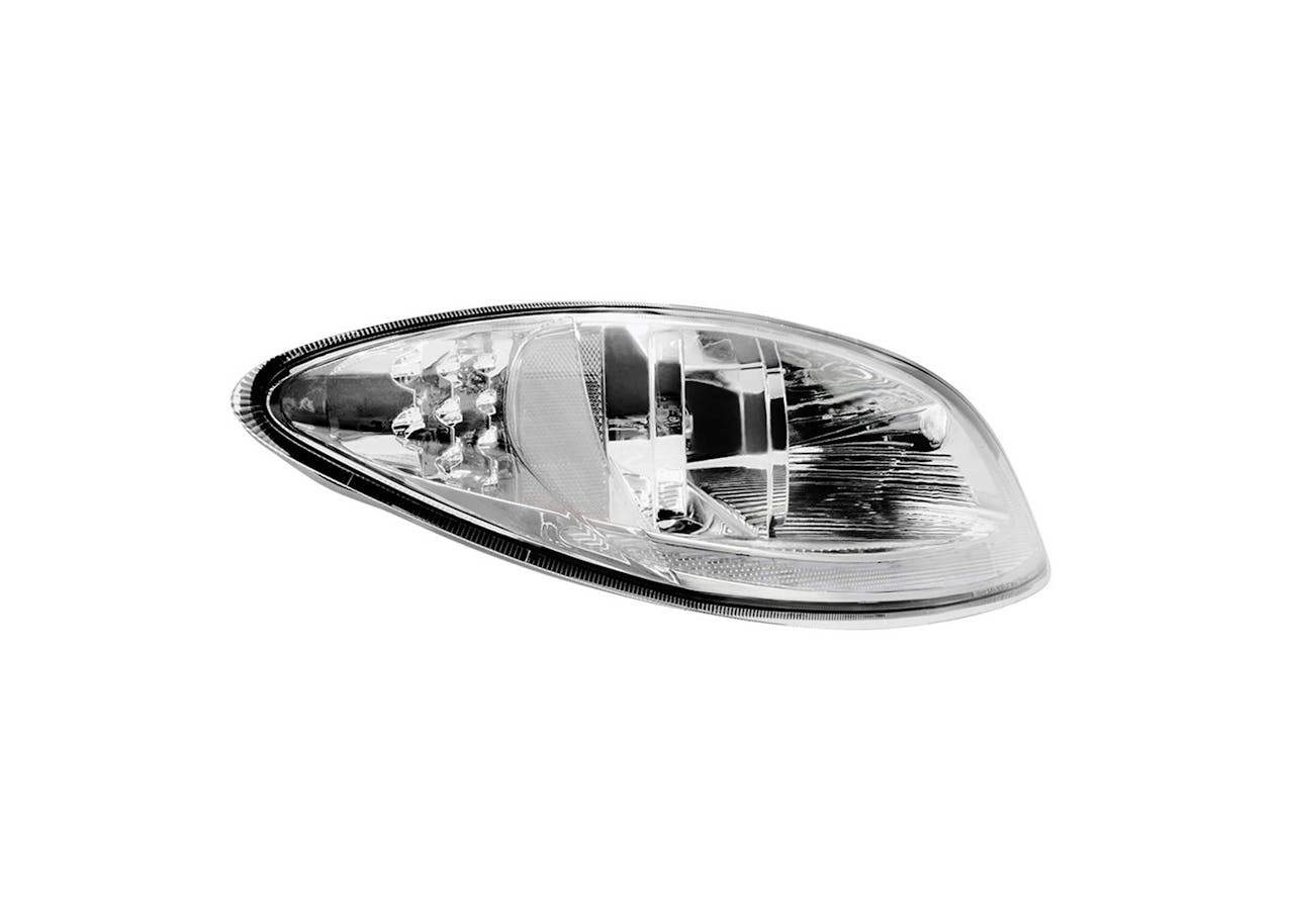 Chrome LED Headlight With LED Light Bar & Turn Signal For 2006-2017 ...