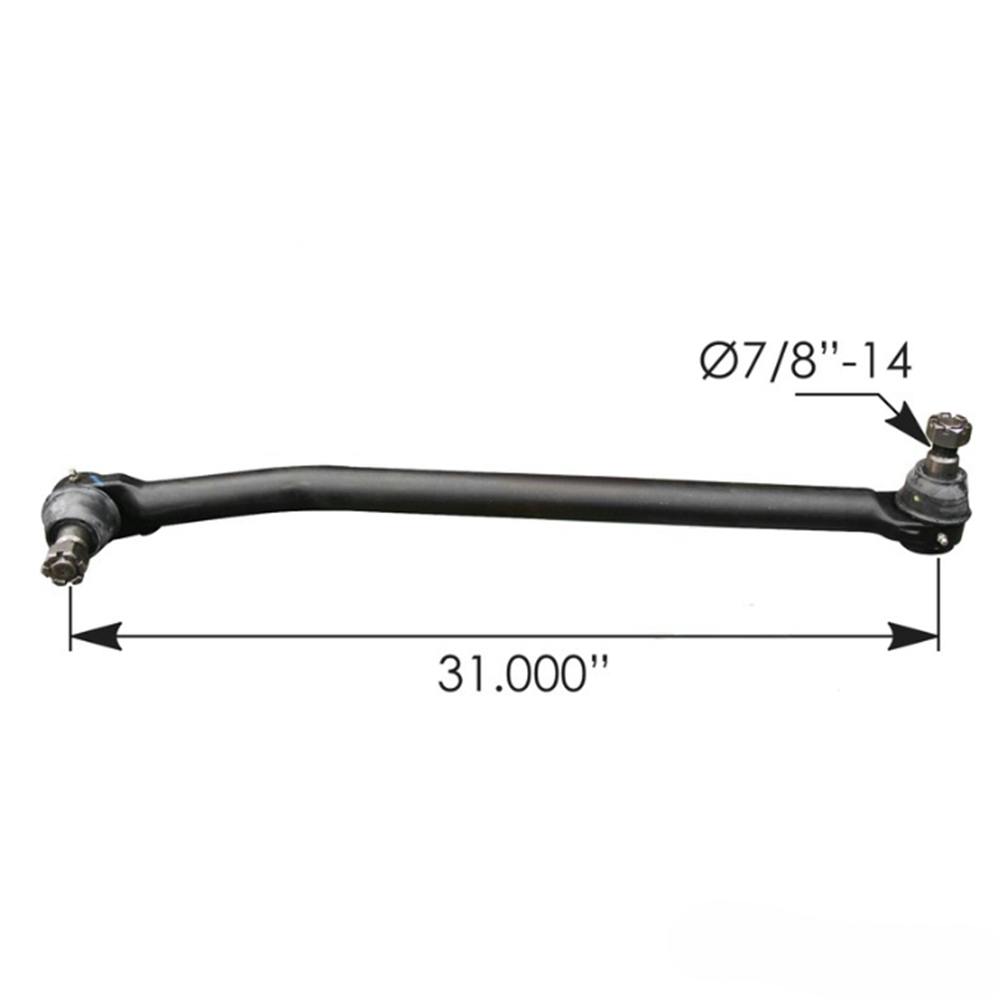 Kenworth Peterbilt Drag Link Assembly L24VU8595A11 J206011 - Raney's ...