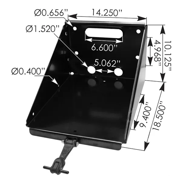 Mack Lower Battery Box Lid Cover 32MK496P2 207SG1 - Raney's Truck Parts