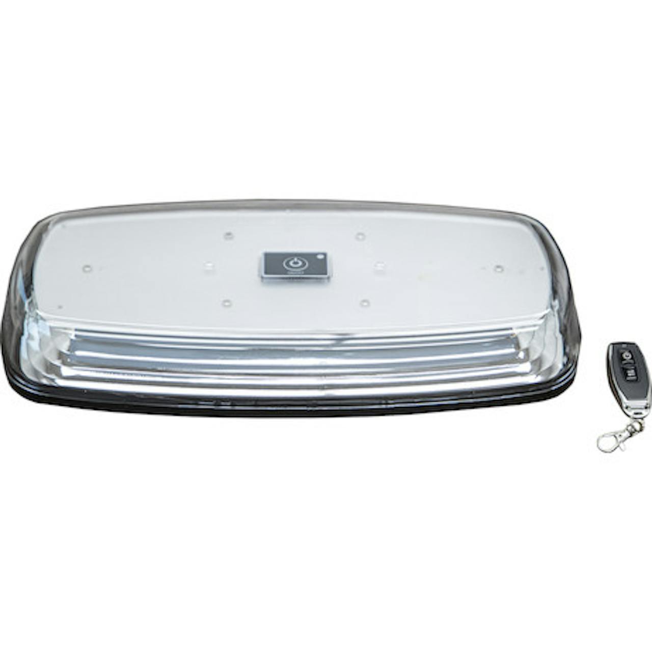 12" Rectangular Amber LED Mini Strobe Light Bar - Raney's Truck Parts