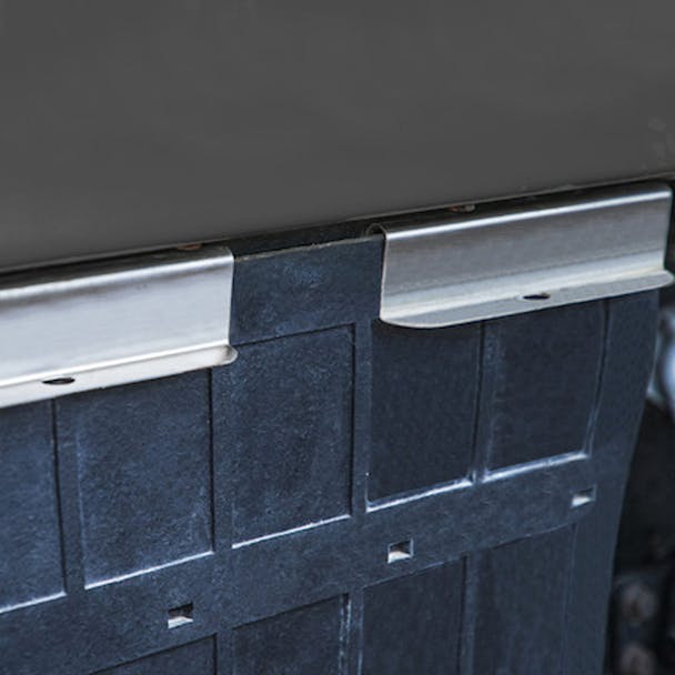 Stainless Steel Mud Flap Clamps 4 Pack - Raney's Truck Parts