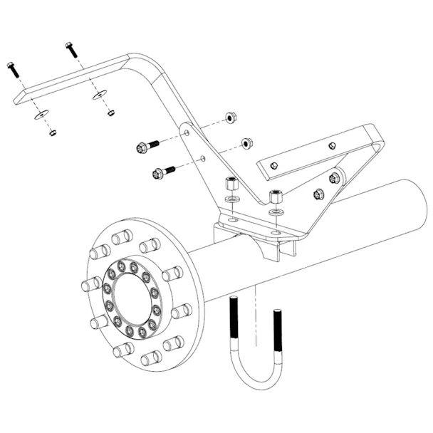 Minimizer Single Wheel Lift Axle Bracket Kit | Raney’s