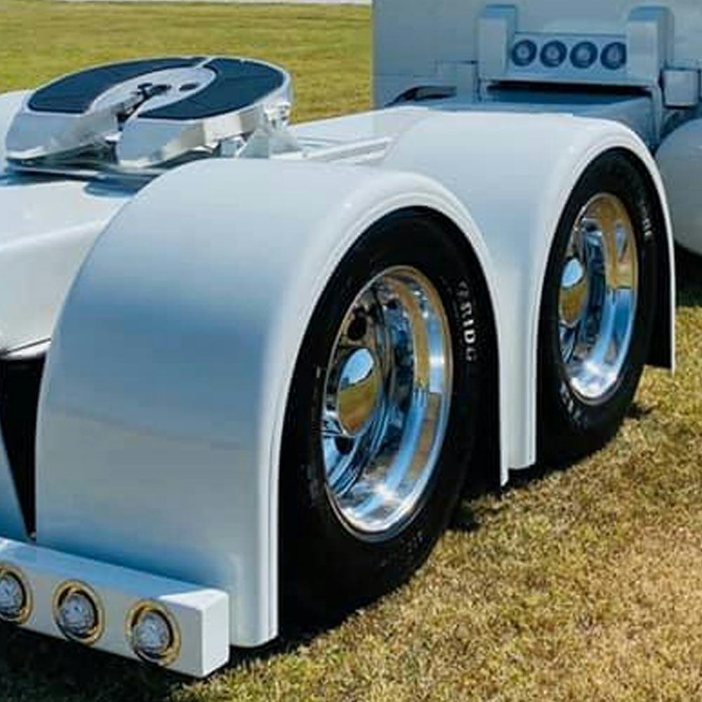 Semi Truck Fiberglass Single Axle Fenders By Shift Products - Raney's ...