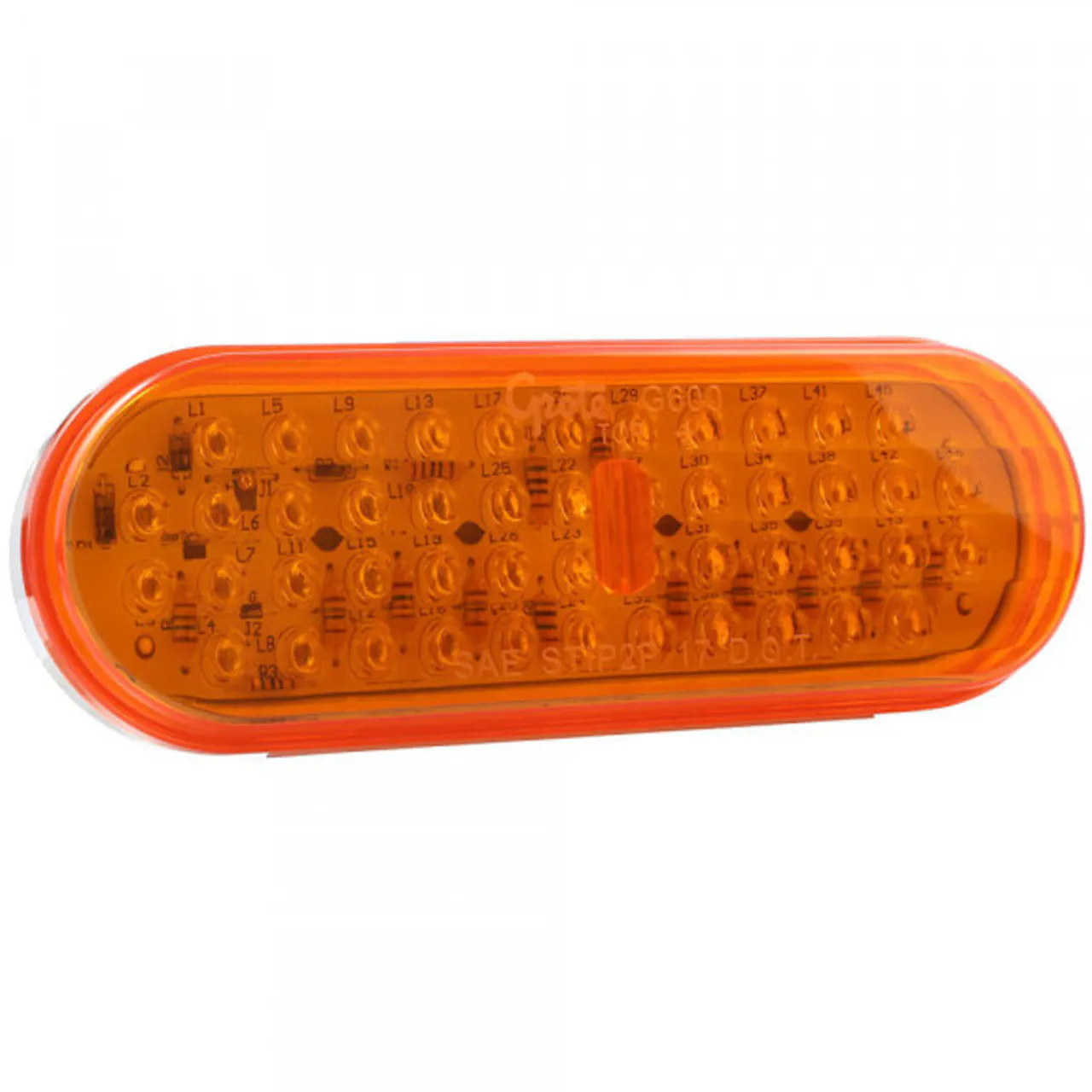 Grote Hi Count 6" Oval Amber LED Stop Tail Turn Light 50 Pack - Raney's ...