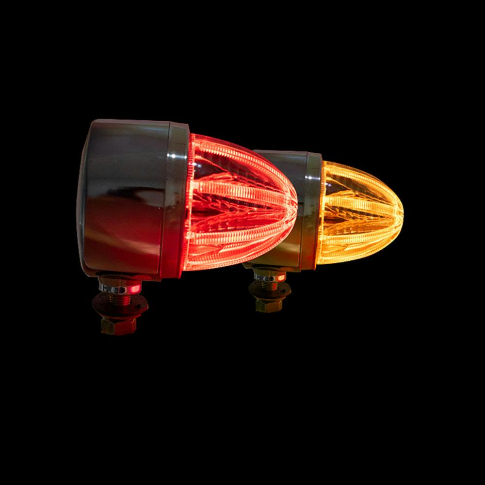 Single Face Amber Stellar Watermelon LED Light - Raney's Truck Parts