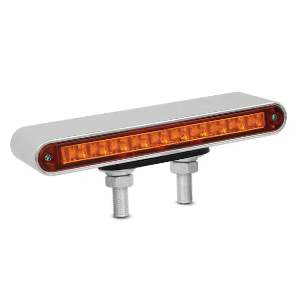 12" Double Face LED Light Bar Amber Front Red Back - Raney's Truck Parts