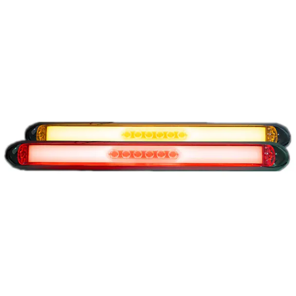 Double Face STT LED Glo Light Bar Amber Front Red Back - Raney's Truck ...