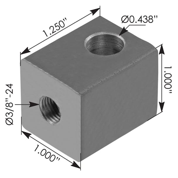 Terex | Hood | Short Shock | Lug Post | 11345