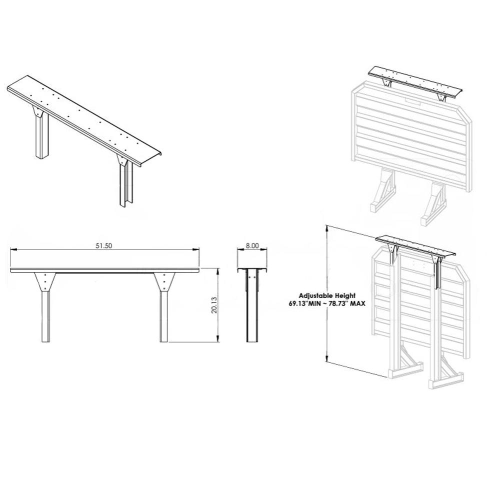 Iconic Metal Gear Headache Rack Light Bar Brackets - Raney's Truck Parts