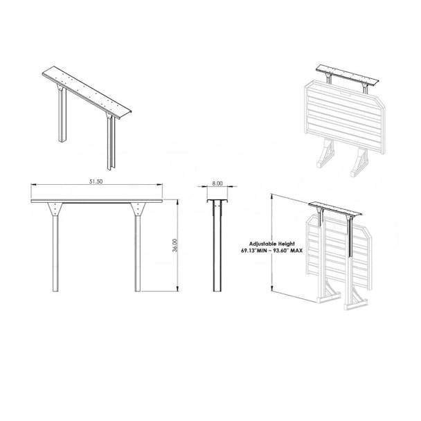 Iconic Metal Gear Headache Rack Light Bar Brackets - Raney's Truck Parts