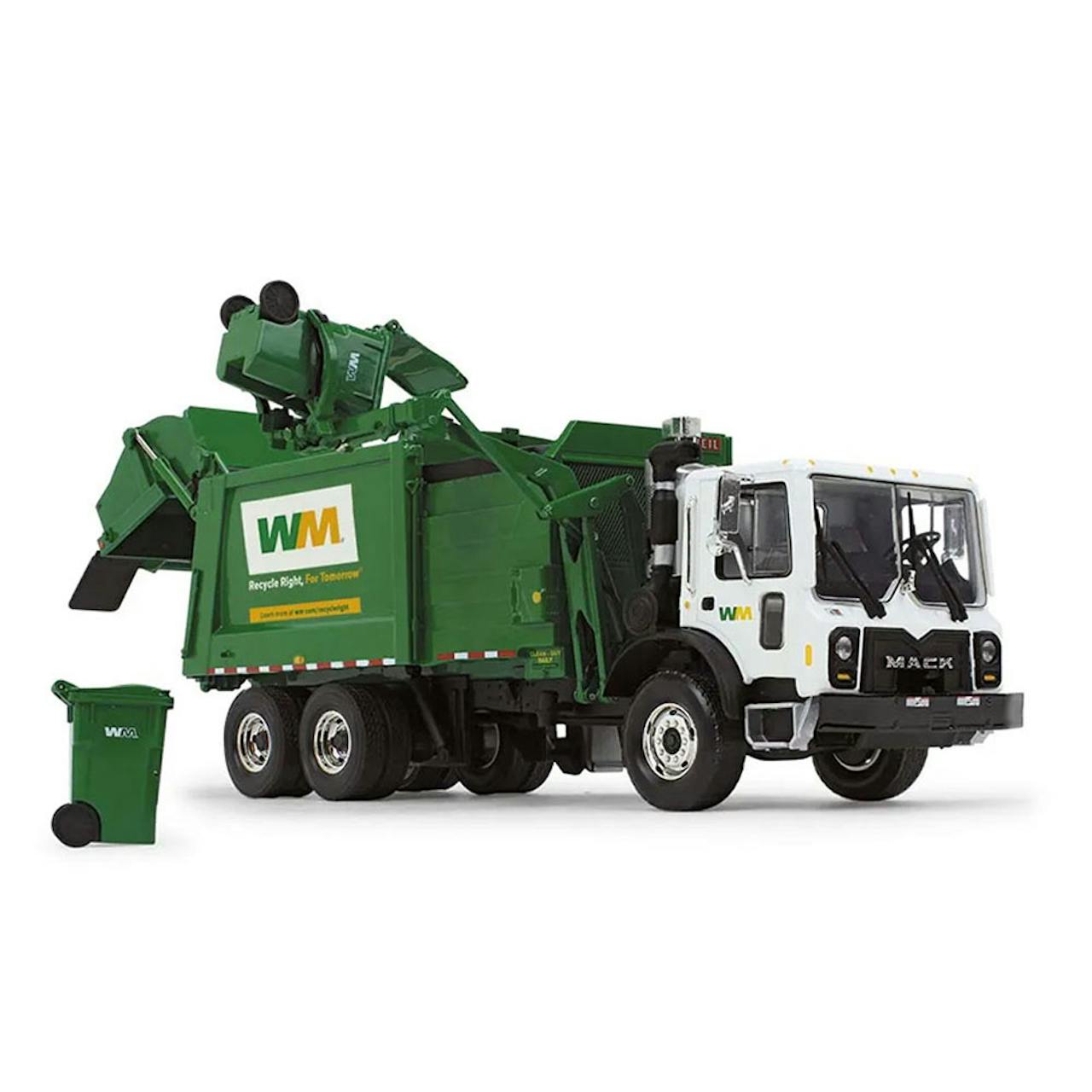 Mack TerraPro Waste Management Truck With Heil Side Loader And Bins ...