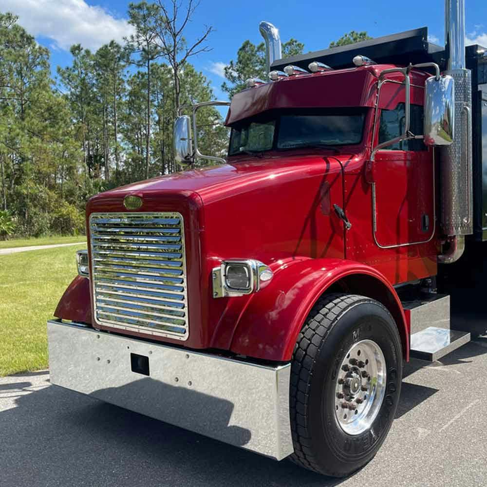 Peterbilt 337 355 357 Short Hood Stainless Steel Louvered Grille ...