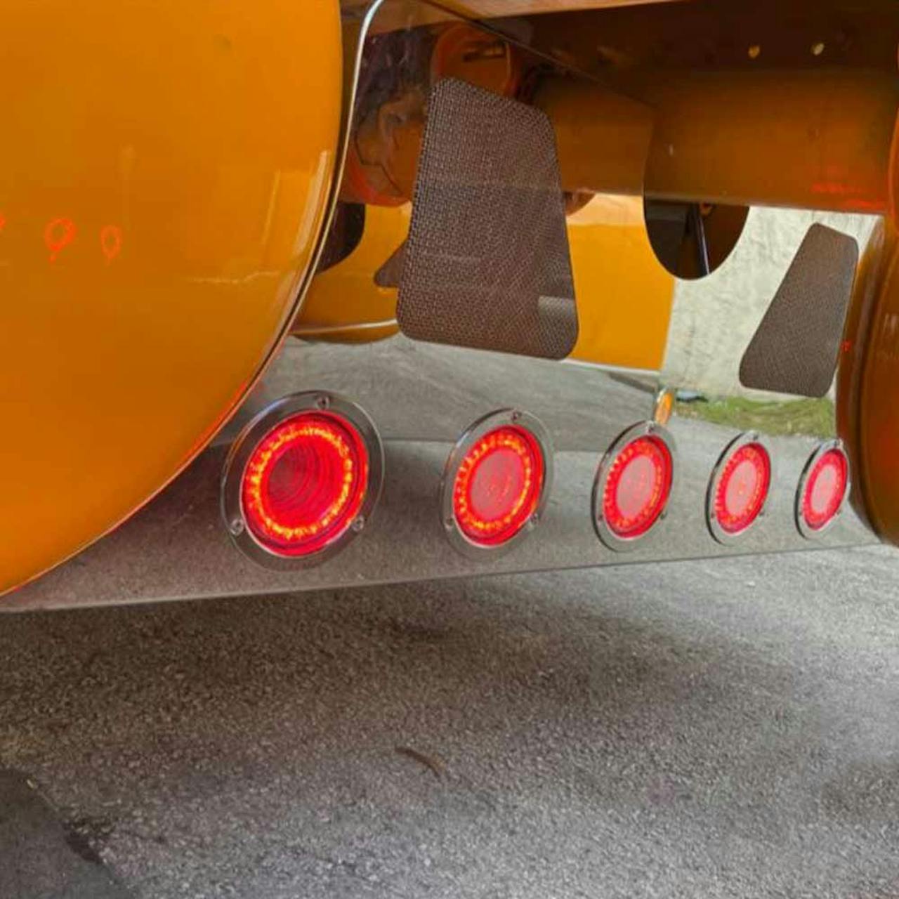 Peterbilt 14 Gauge Stainless Steel Fuel Tank Extension Panel With 4 ...