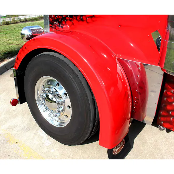 Peterbilt 379 359 Front Fenders With 4.5" Lip | Talladega Fiberglass