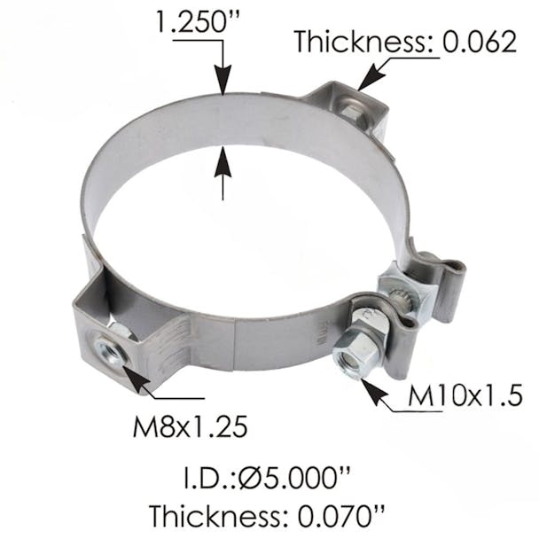 International Mounting Bracket Heat Shield FLTXC50PSTS - Raney's Truck ...