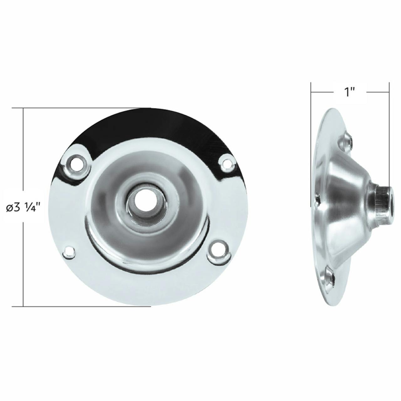 Stainless Steel Cab Light Bracket Plate | Raney's in