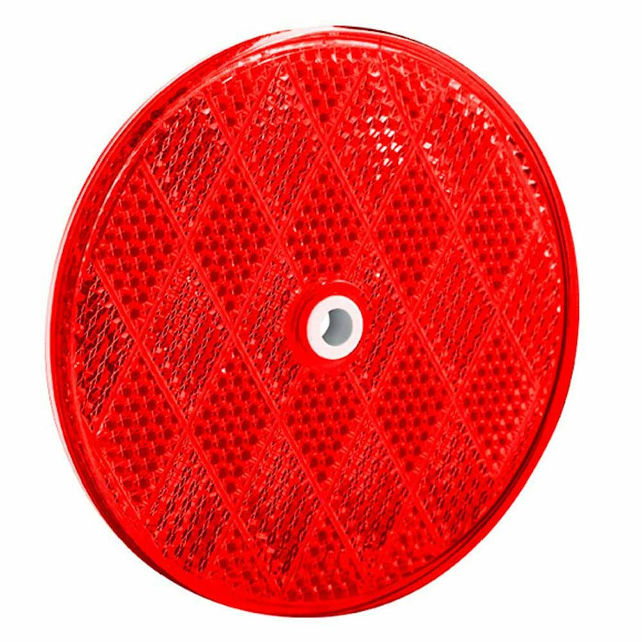 Center Mount Bolt Reflector 10 Pack - Red | Raney's