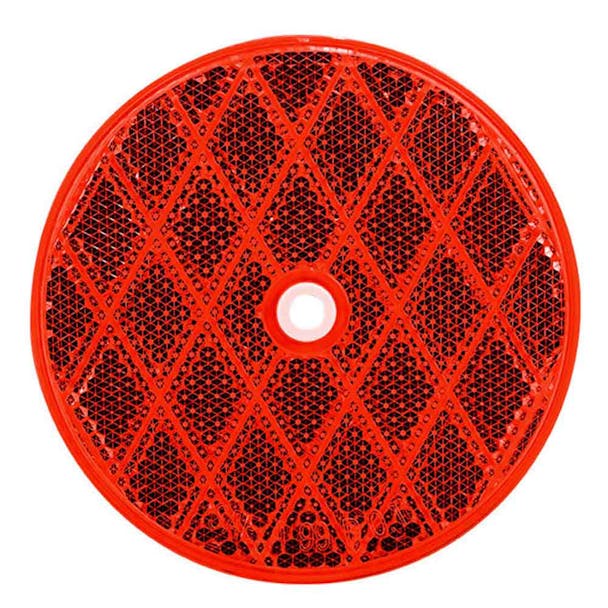 Center Mount Bolt Reflector 10 Pack - Red | Raney's