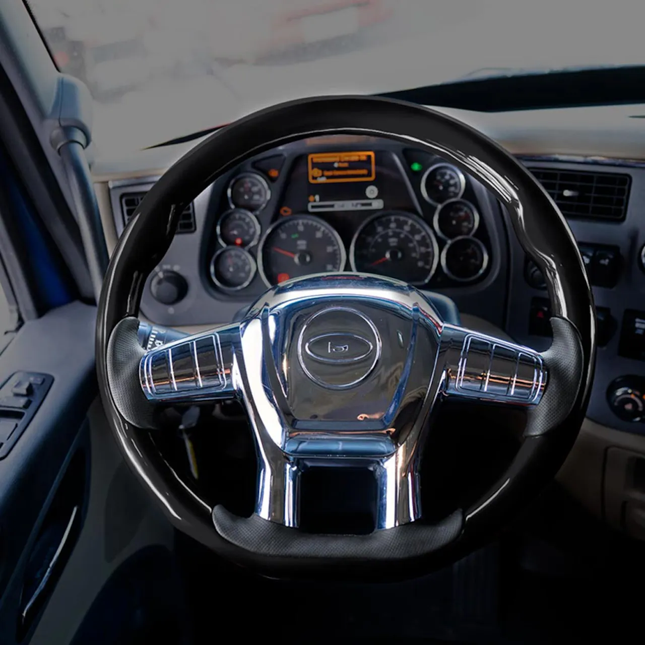 Peterbilt 579 Kenworth T680 18" YourGrip Leather & Wood Candy Color ...
