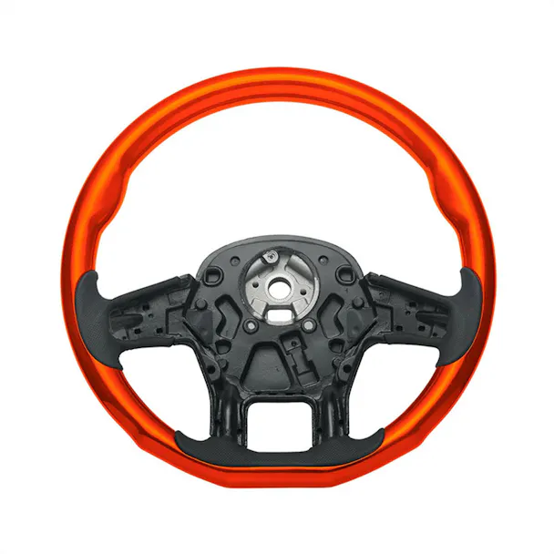 Peterbilt 579 Kenworth T680 18" YourGrip Leather & Wood Candy Color ...