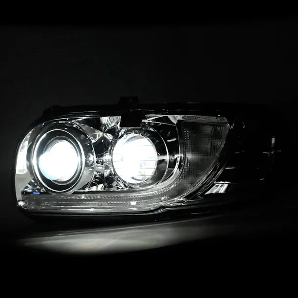 Peterbilt | 367 388 389 567 589 | Heated | Chrome | Projector Headlight ...