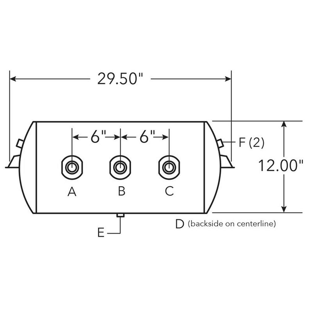Universal Aluminum Replacement Air Tank | Raney's
