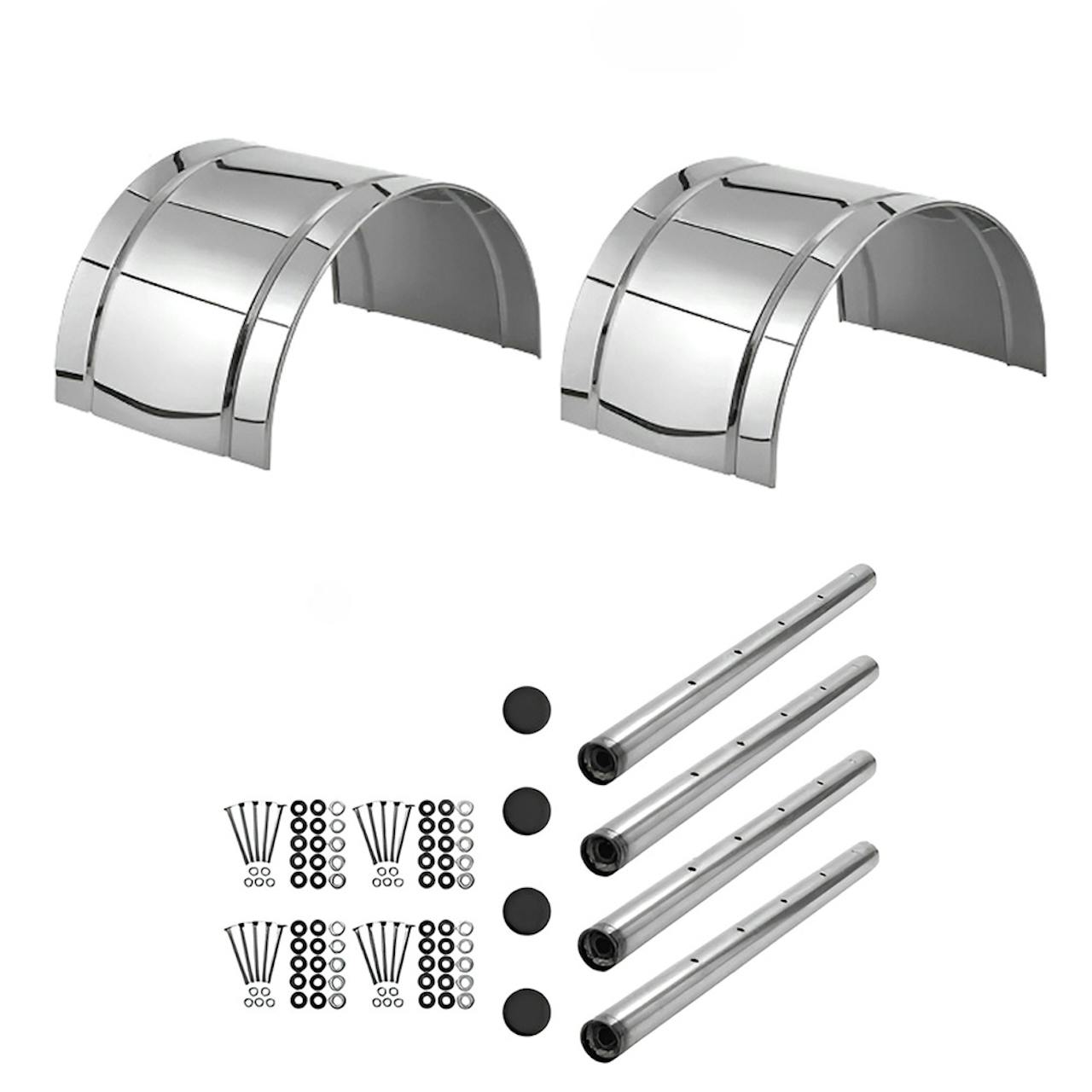 430 Stainless Steel 60" Single Axle Fenders | Raney's