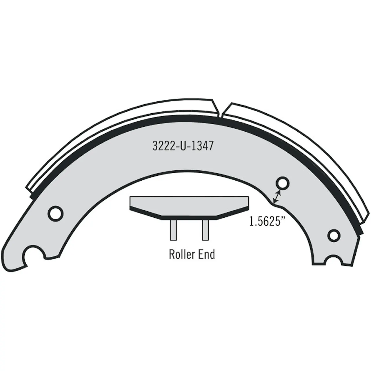 Meritor Q Drum Brake Shoe Kit | Raney's