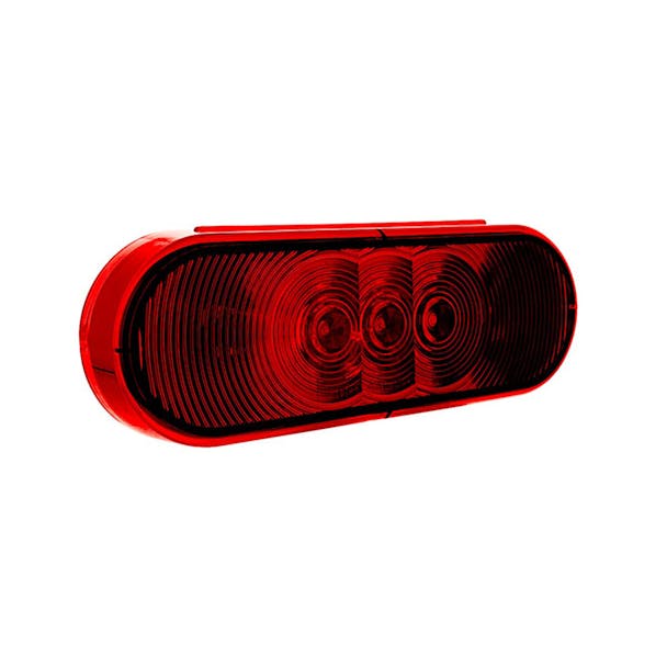 3 LED 6" Oval STT Light Red Lens | Raney's