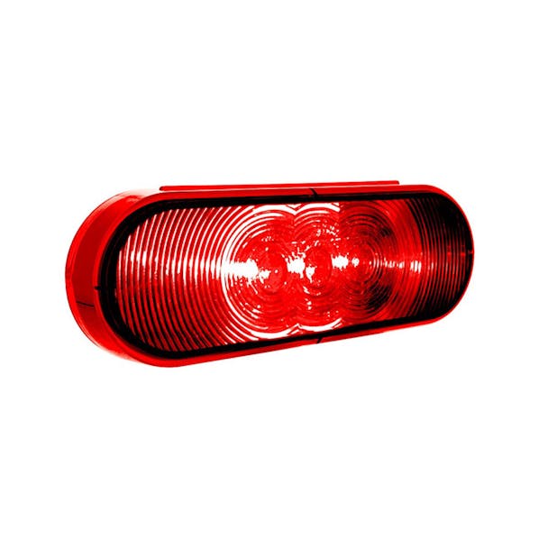 3 LED 6" Oval STT Light Red Lens | Raney's