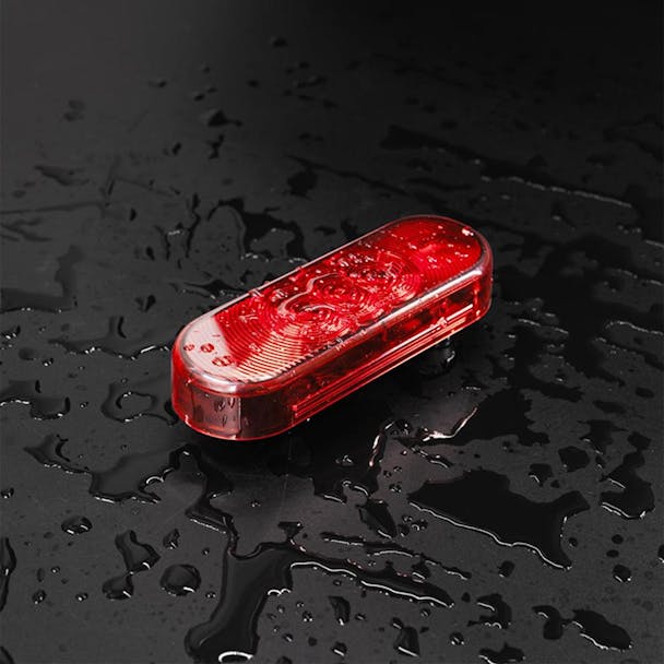 3 LED 6" Oval STT Light Red Lens | Raney's