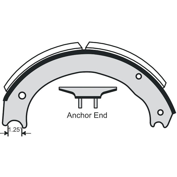 Eaton ESII Second Gen Drum Brake Shoe Kit | Raney's