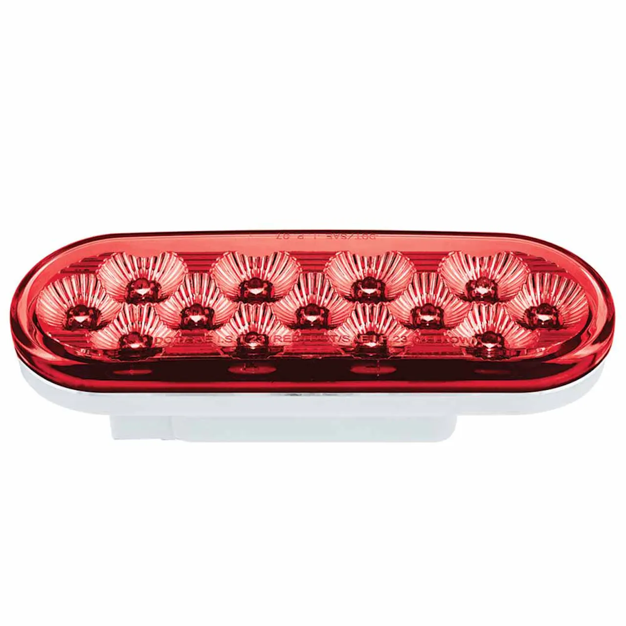 Double Fury 6" Oval Light Red Amber | Raney's