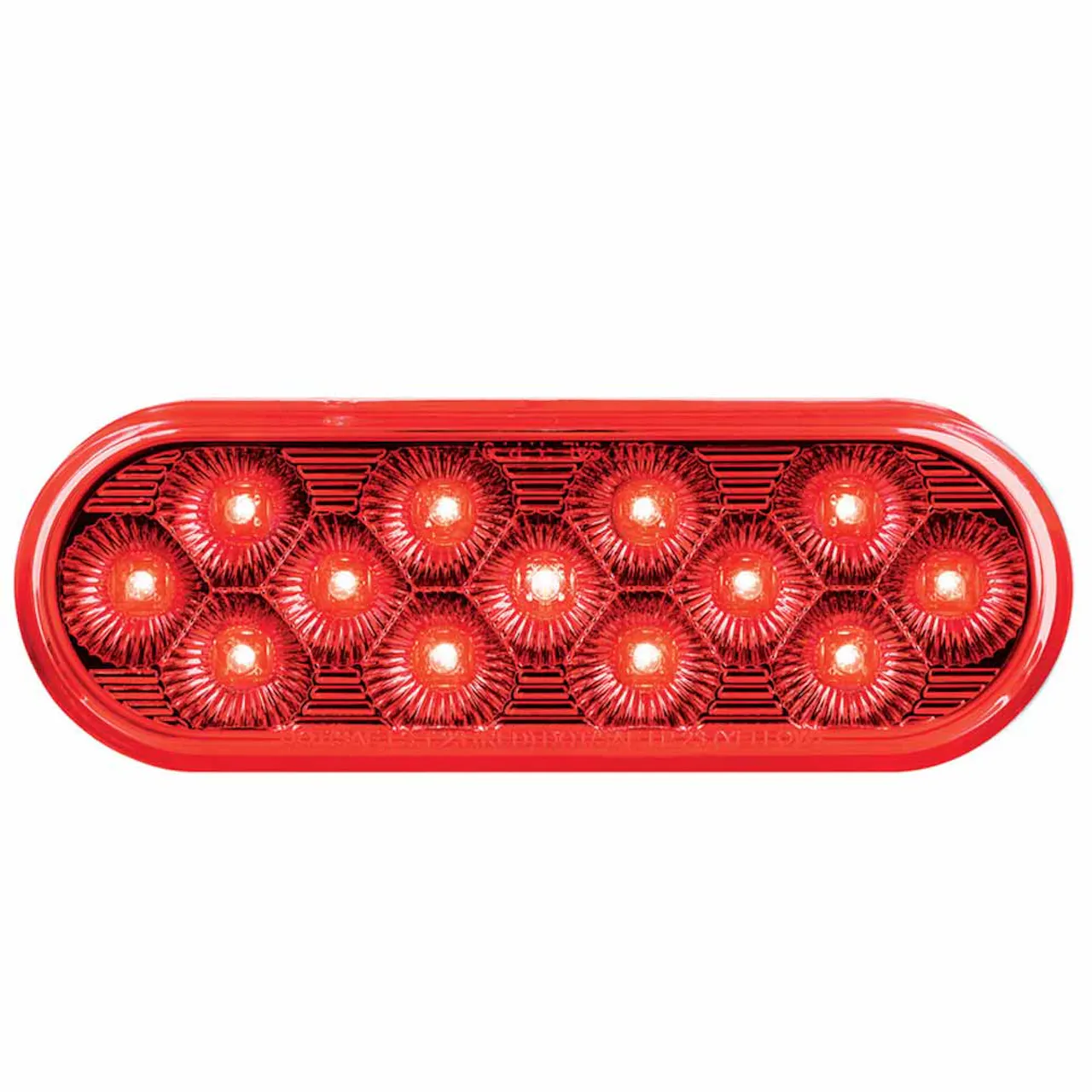 Double Fury 6" Oval Light Red Amber | Raney's