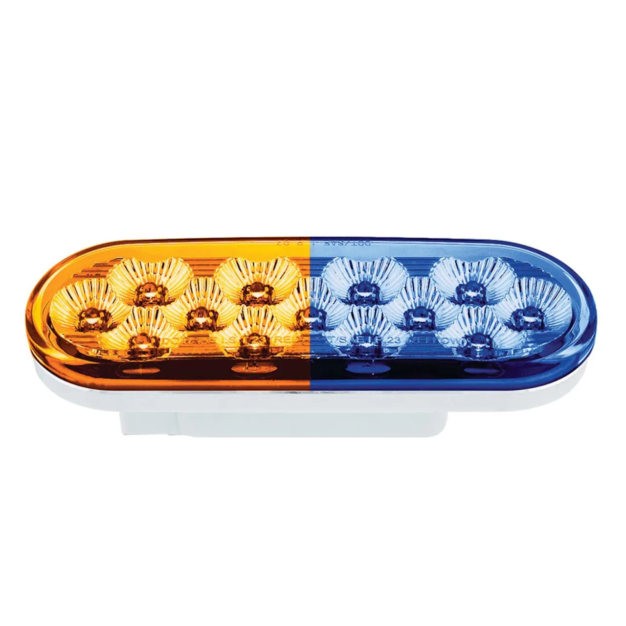 Double Fury 6" Oval Light Amber LED | Raney's