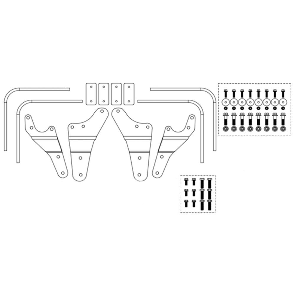 Minimizer Bracket Kit Hendrickson EXS13 Axles | Raney's