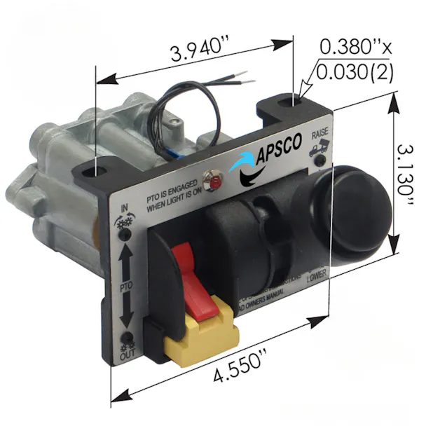 APSCO Power Take Off Hoist Control Valve AV295M | Raney's