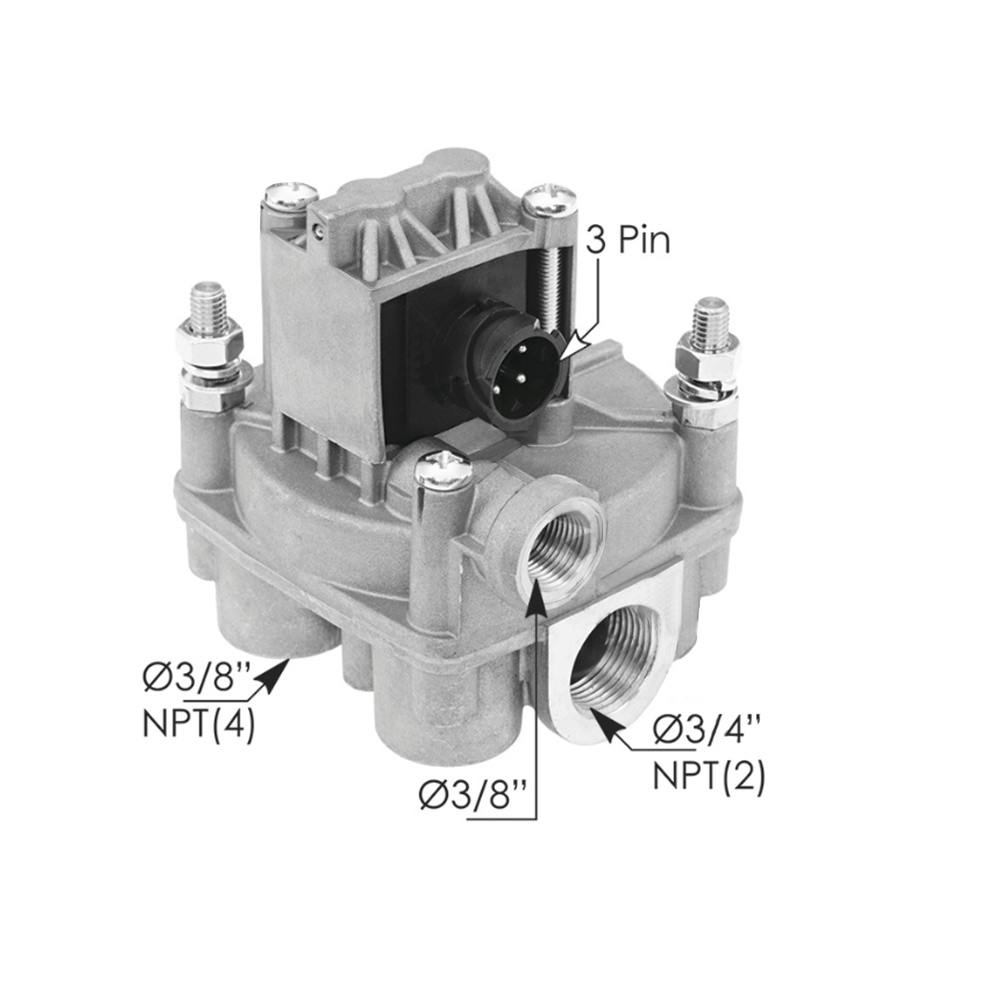 Wabco ABS Solenoid Relay Valve 4721950330 - Raney's Truck Parts