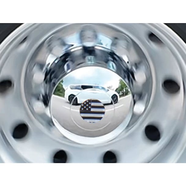 Chrome Plastic Axle Cover Kit w/ RLF Logo Floater | Raney's