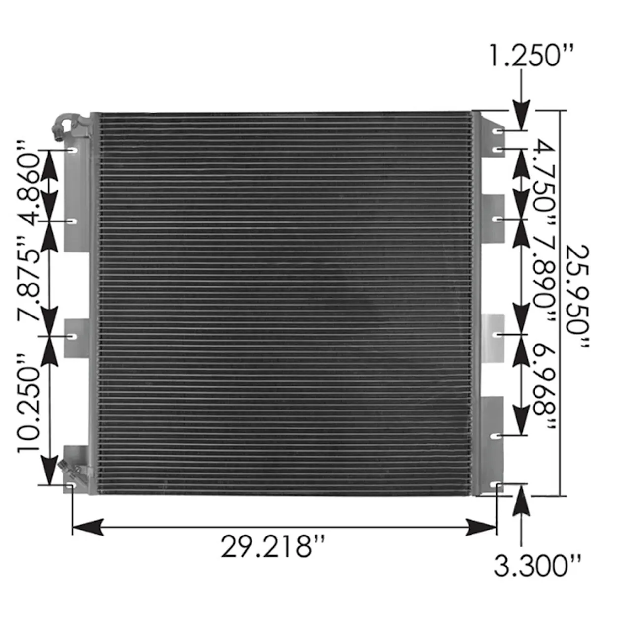 International Condenser 6227 04-0827 2000655C2 1513008 - Raney's Truck ...