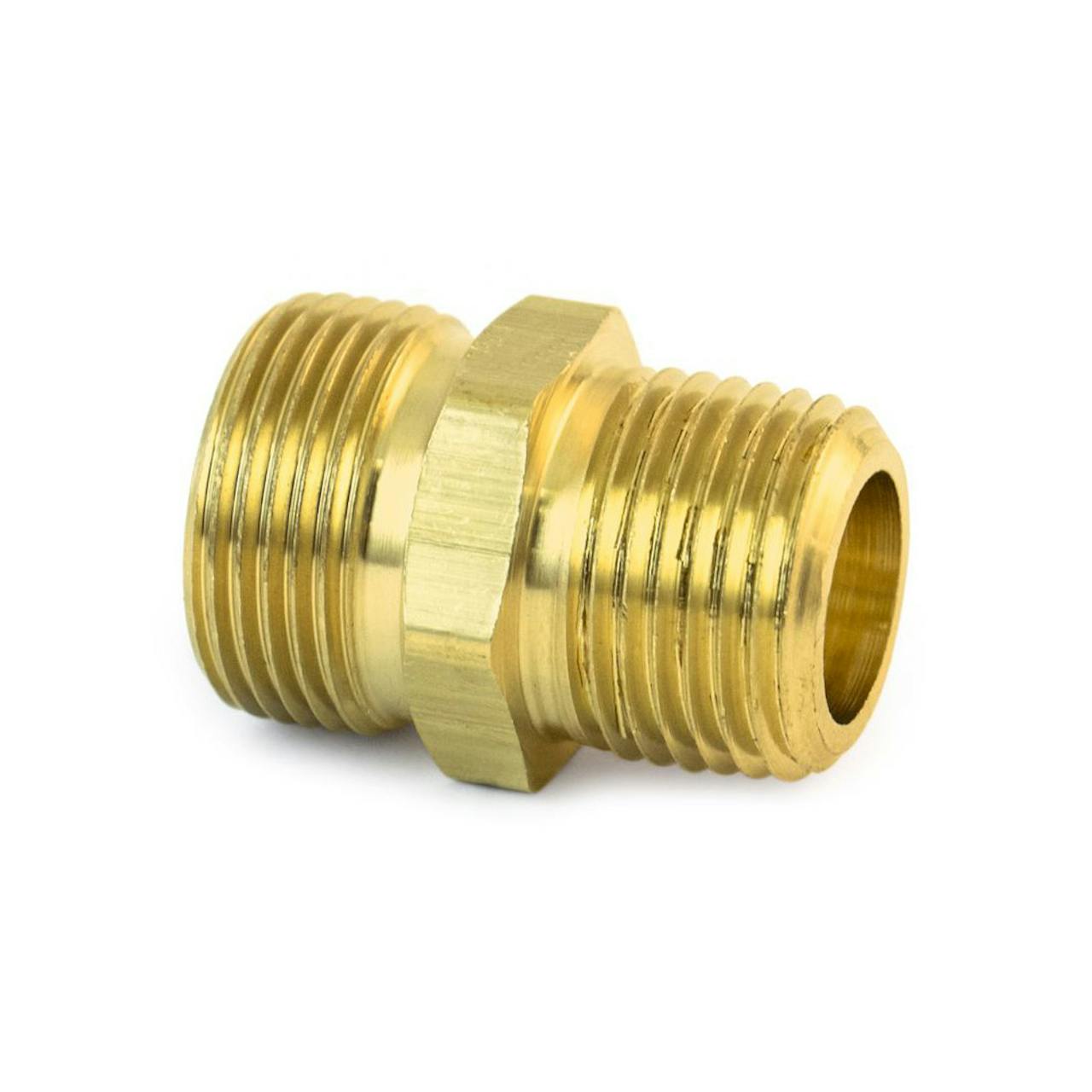 Brass Rubber Hose Adapter 3/8" Fitting - Raney's Truck Parts