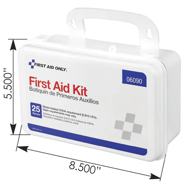 25 Person Weatherproof Basic First Aid Kit | Raney's