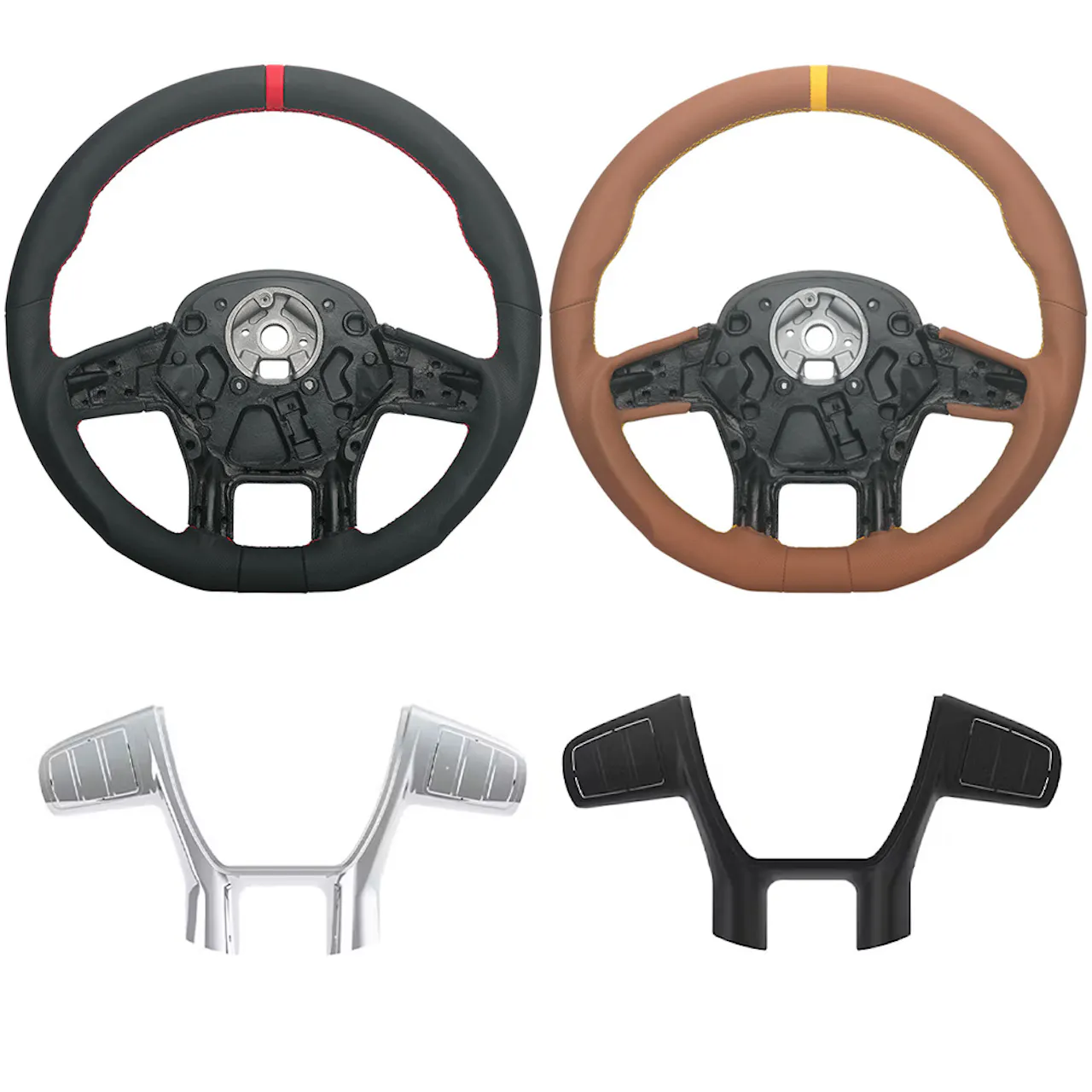 Peterbilt Kenworth 18" YourGrip Pro Leather Steering Wheel