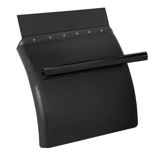 24" Black Poly Tube Mount Quarter Fender With Mud Flaps | Raney's